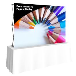 Premium Fabric Pop Up 8' Table Top Display