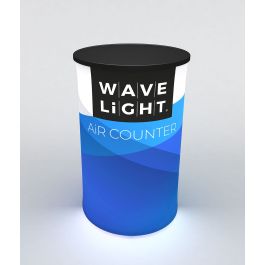 WaveLight Air Round Backlit Inflatable Counter