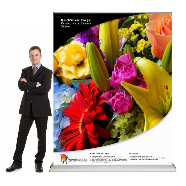 Retractable Banner Stands | Roll Up Banner Stand | Power Graphics