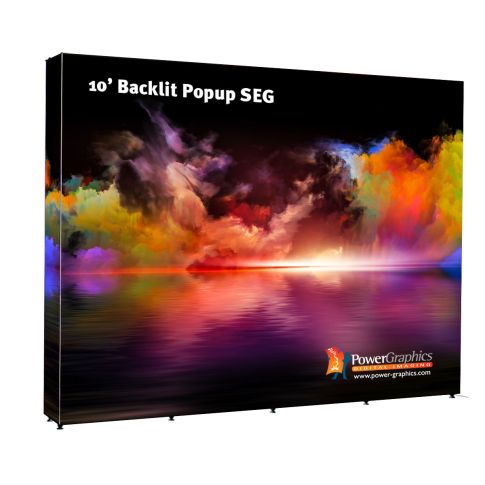 Backlit Pop Up SEG 10' Tension Fabric Display