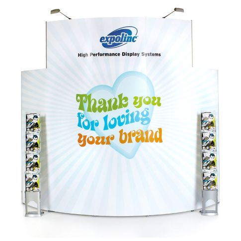 Expolinc Magnetic Pop Up Outer Curve Graphic Panel